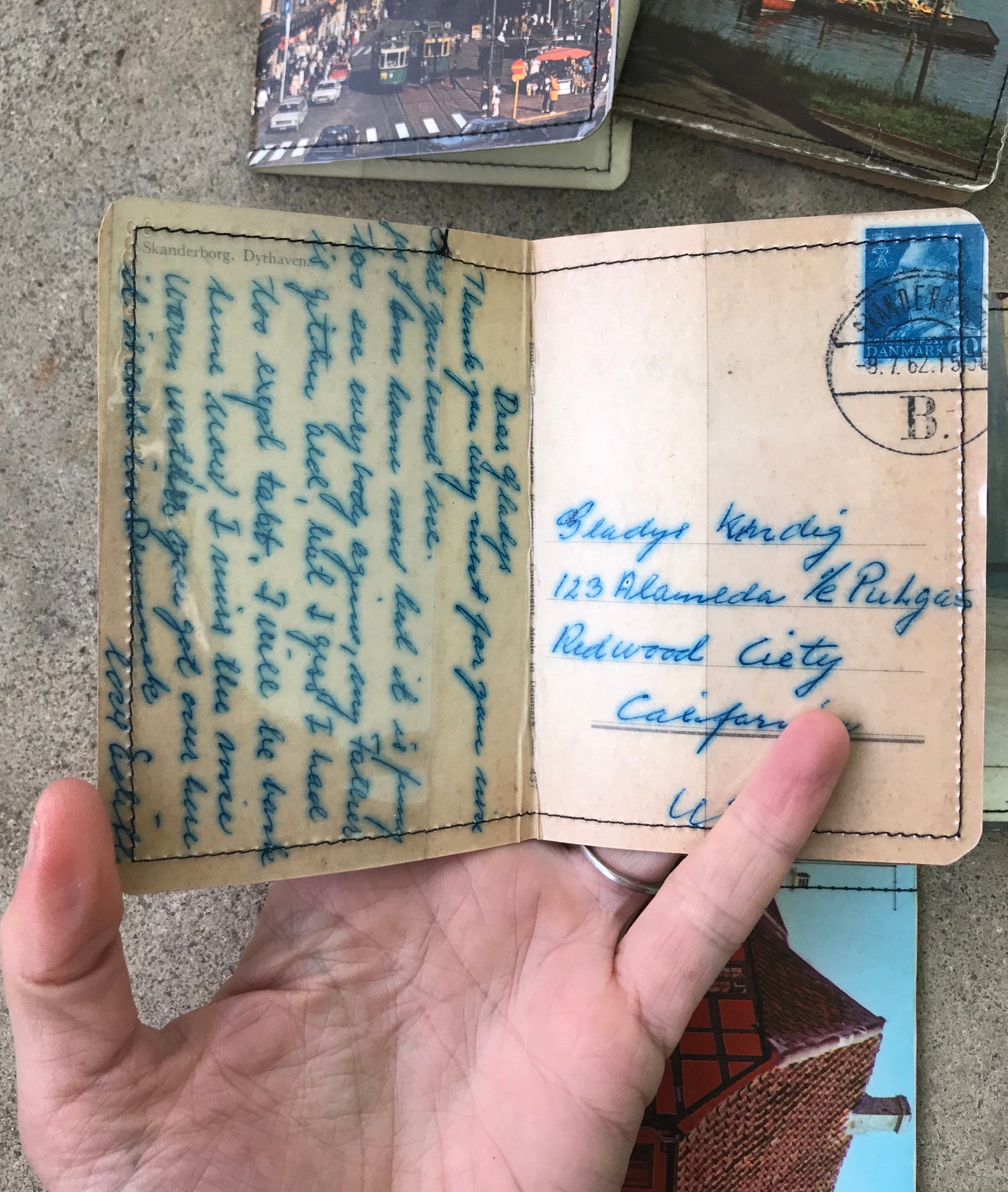 Slim Wallet Vintage Postcards of Scandanavia Choose 1 | Etsy