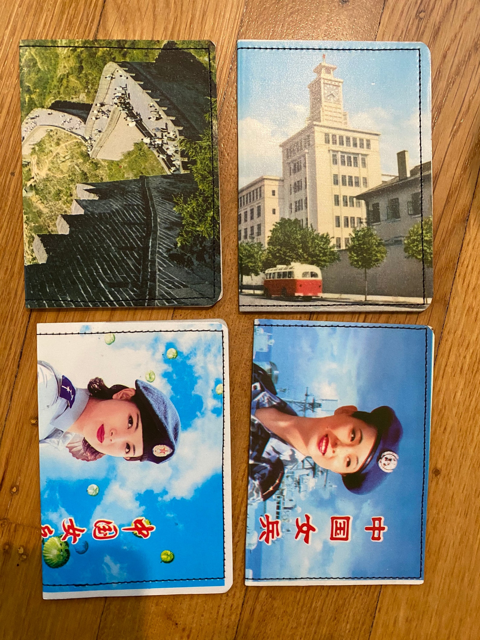 Slim Wallet Vintage Postcards of China Choose 1 - Etsy