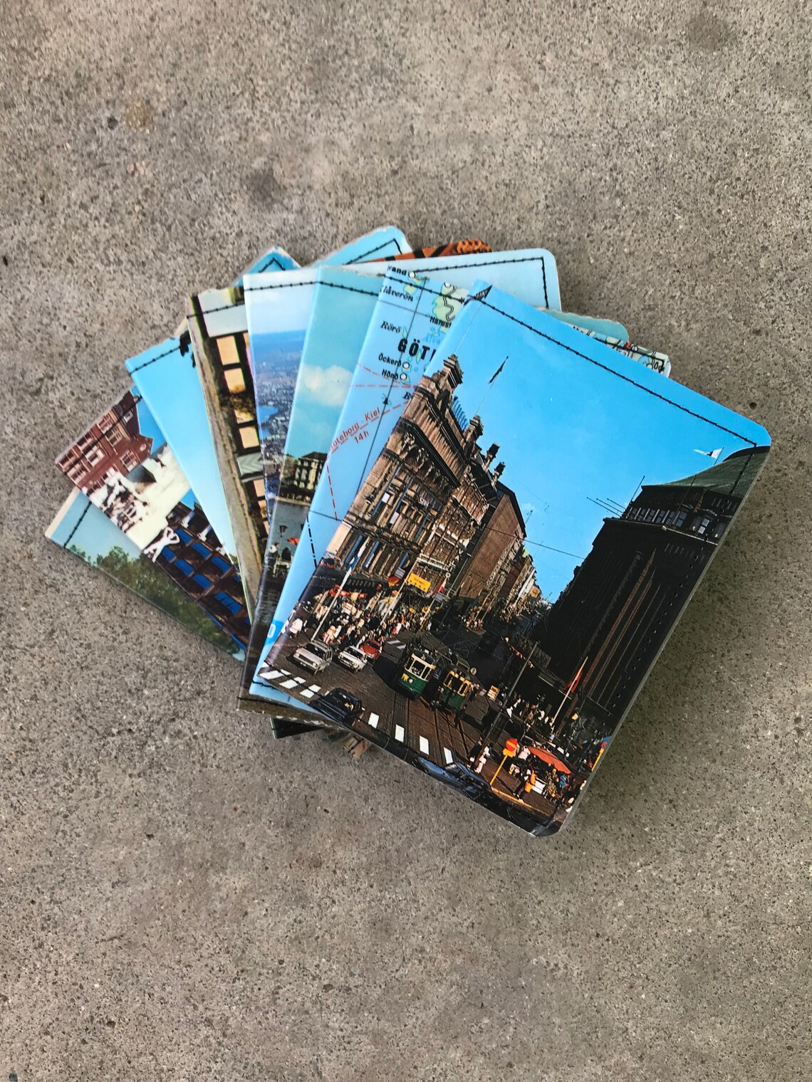 Slim Wallet Vintage Postcards of Scandanavia Choose 1 | Etsy