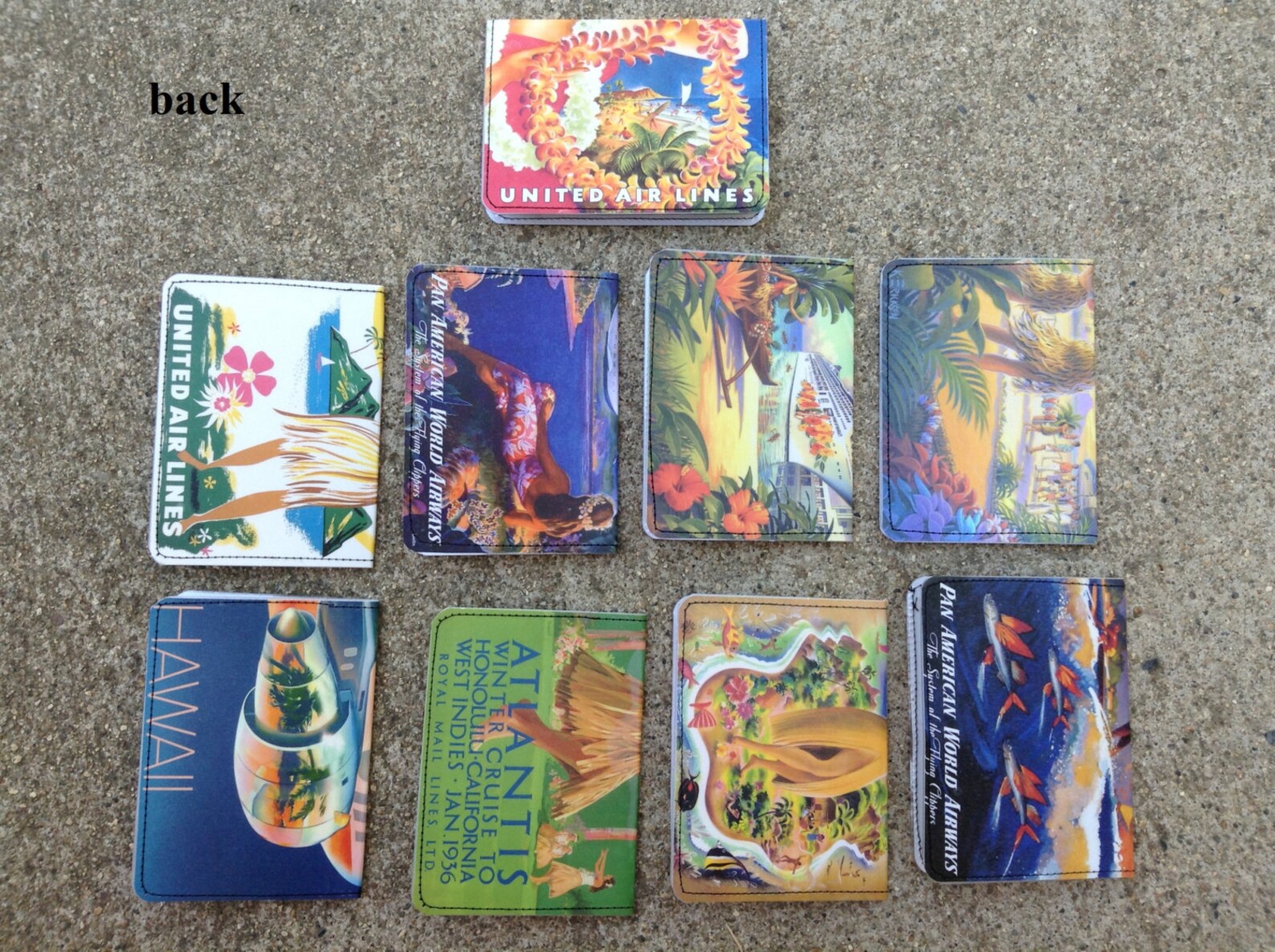 Slim Wallet Hawaiian Travel Ad Postcards Choose 1 - Etsy
