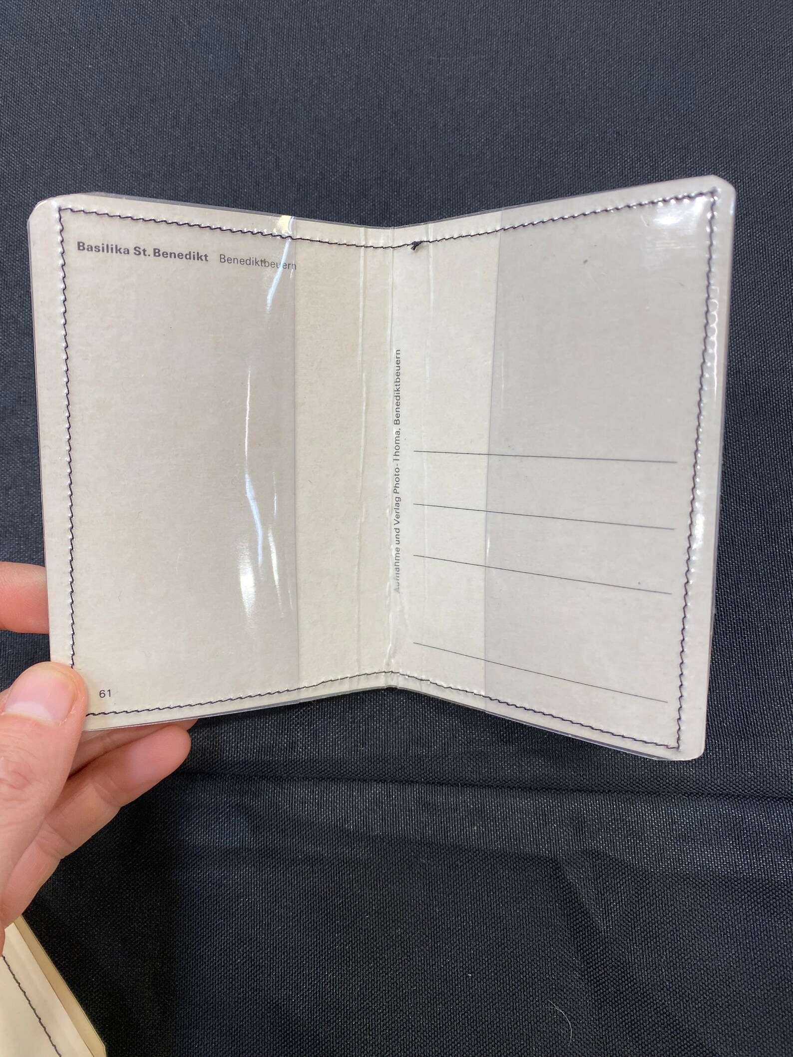 Slim Wallet Vintage Postcards of Germany Choose 1 - Etsy