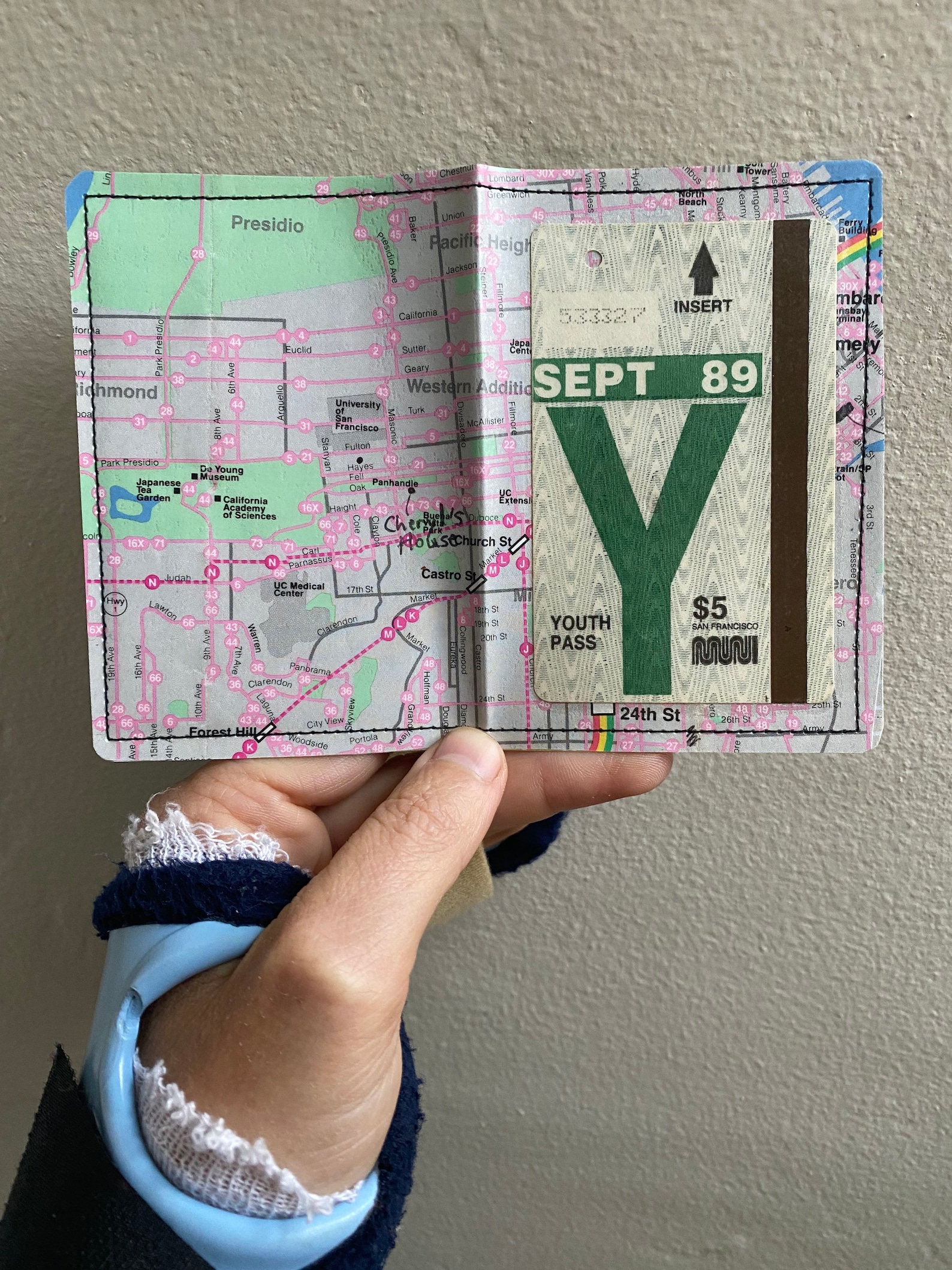 Slim Wallet San Francisco Real Muni Fast Pass Choose 1 - Etsy