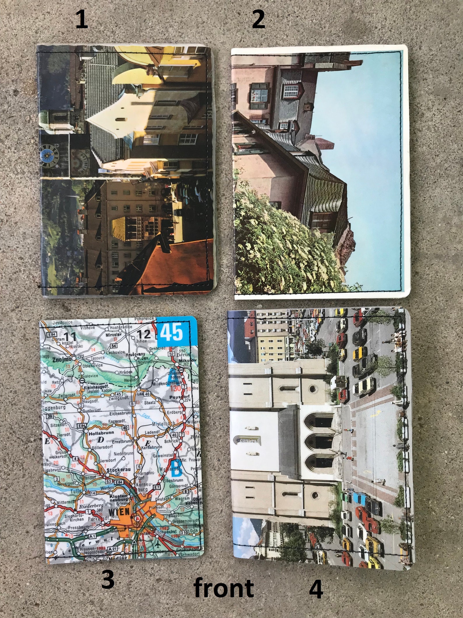 Slim Wallet Vintage Austria Postcards Choose 1 - Etsy