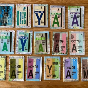 Slim Wallet- San Francisco Real Muni Fast Pass and Map- Choose 1 - Etsy