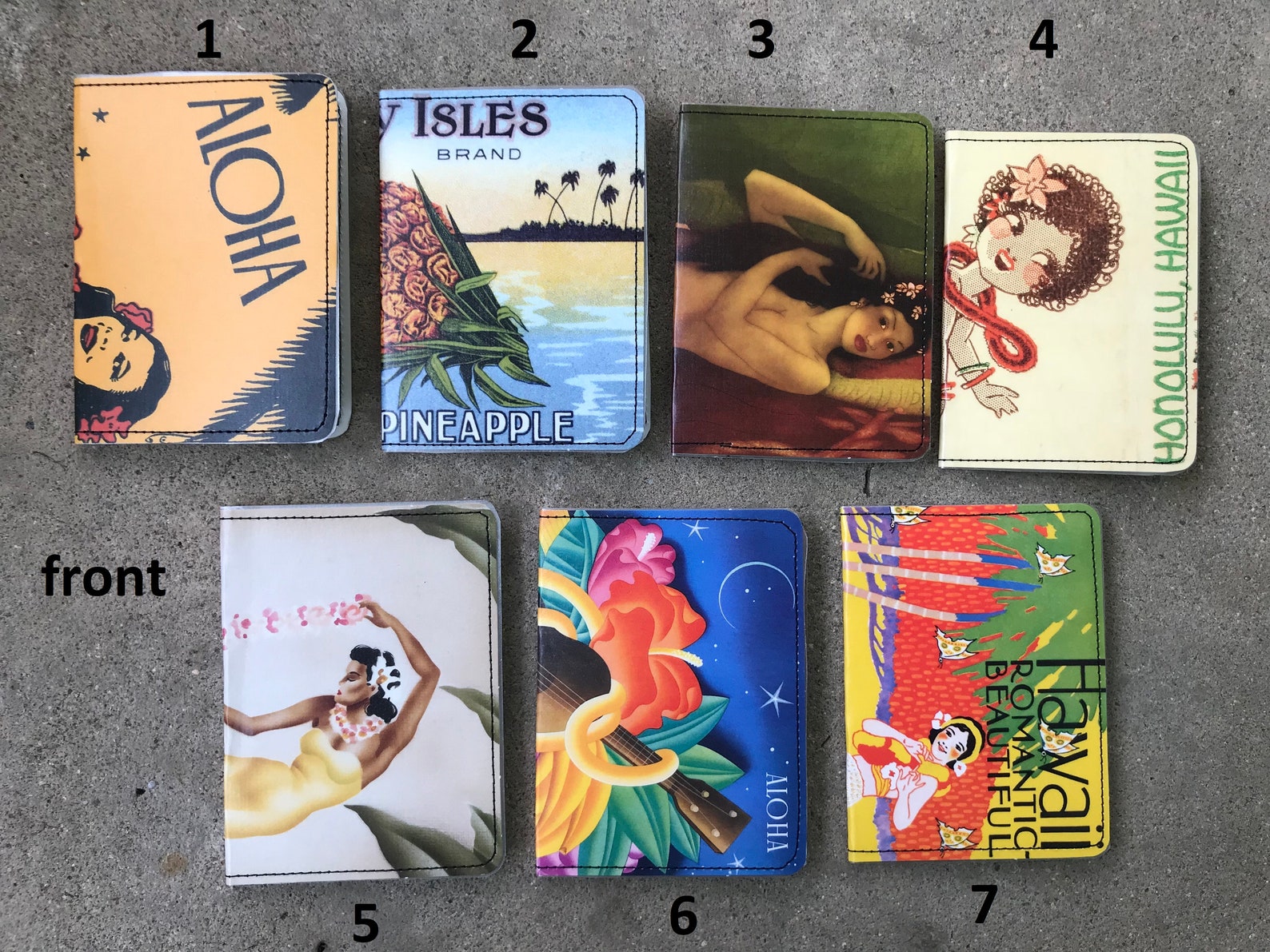 Slim Wallet- Hawaii Postcard- Choose 1 - Etsy