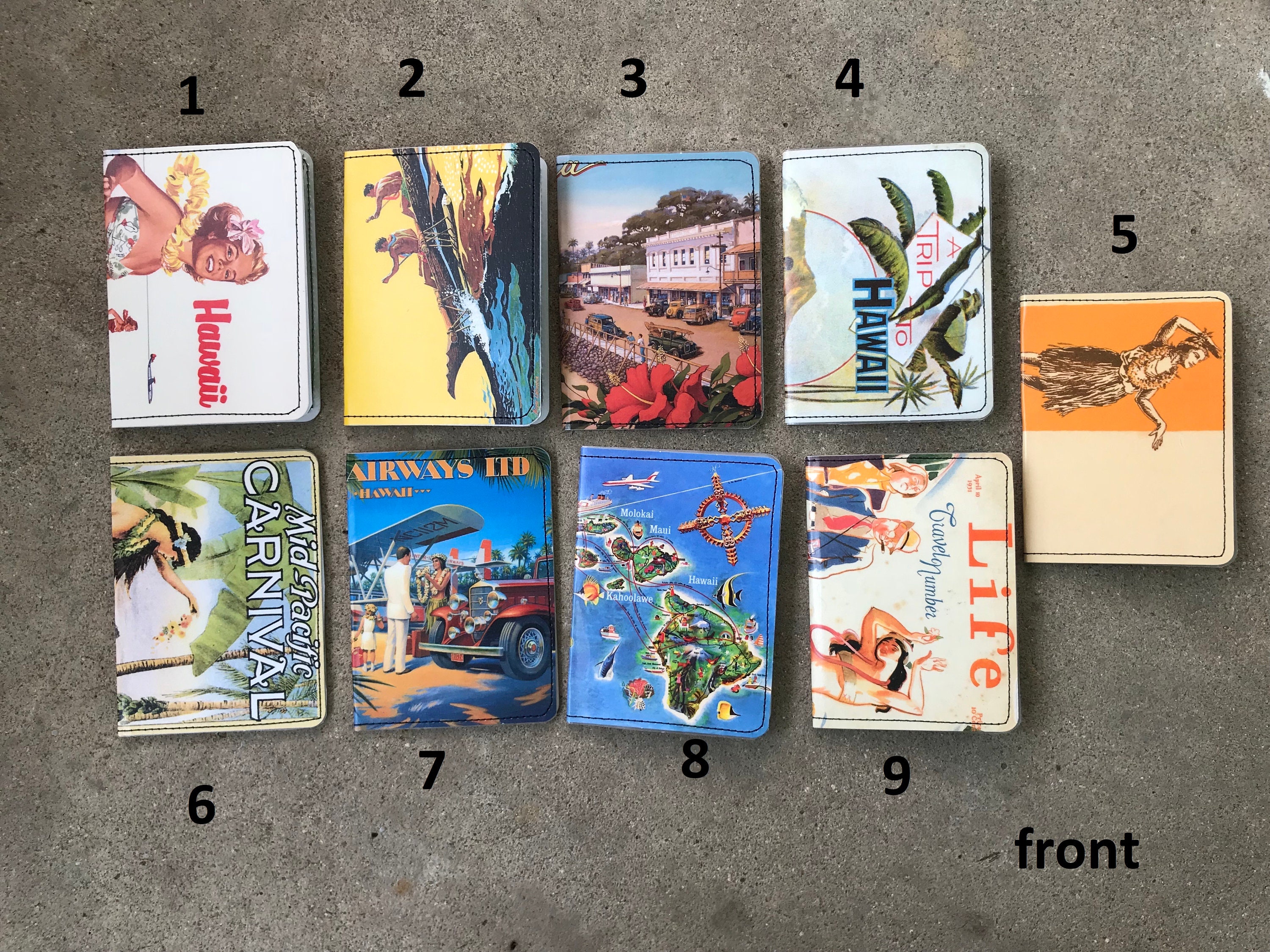 Slim Wallet- Hawaii Travel Advertisement Postcard- Choose 1 - Etsy