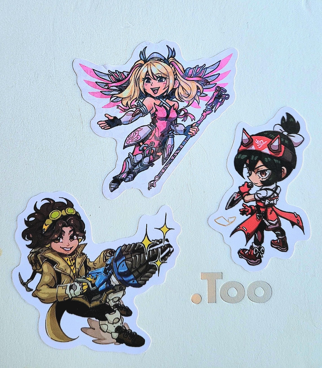 HOLO Pink Mercy Sticker - Etsy