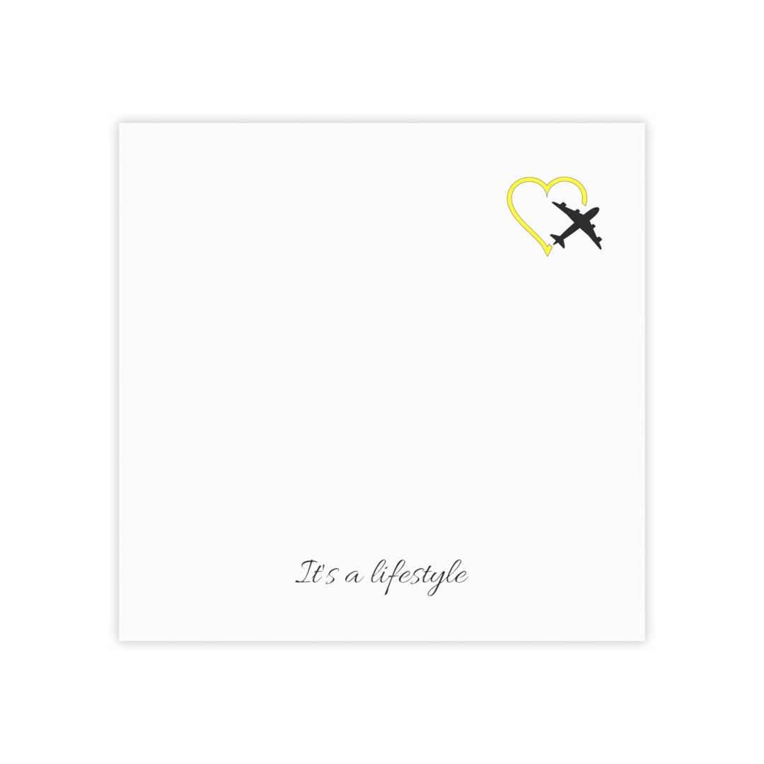 Note Pad, Flight Attendant Post-it, Notes, Paper, Crew Swag, Gift Idea ...