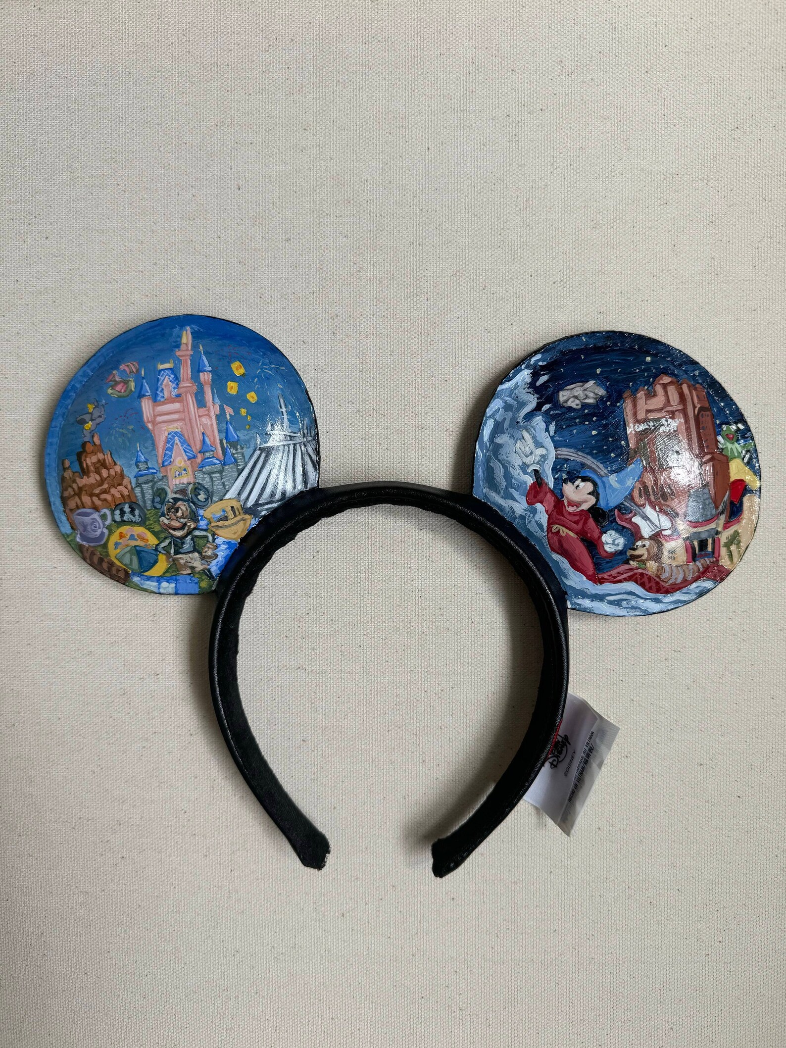 Customized Hand Painted Mickey/minnie Ears Travel Vacation Headband ...