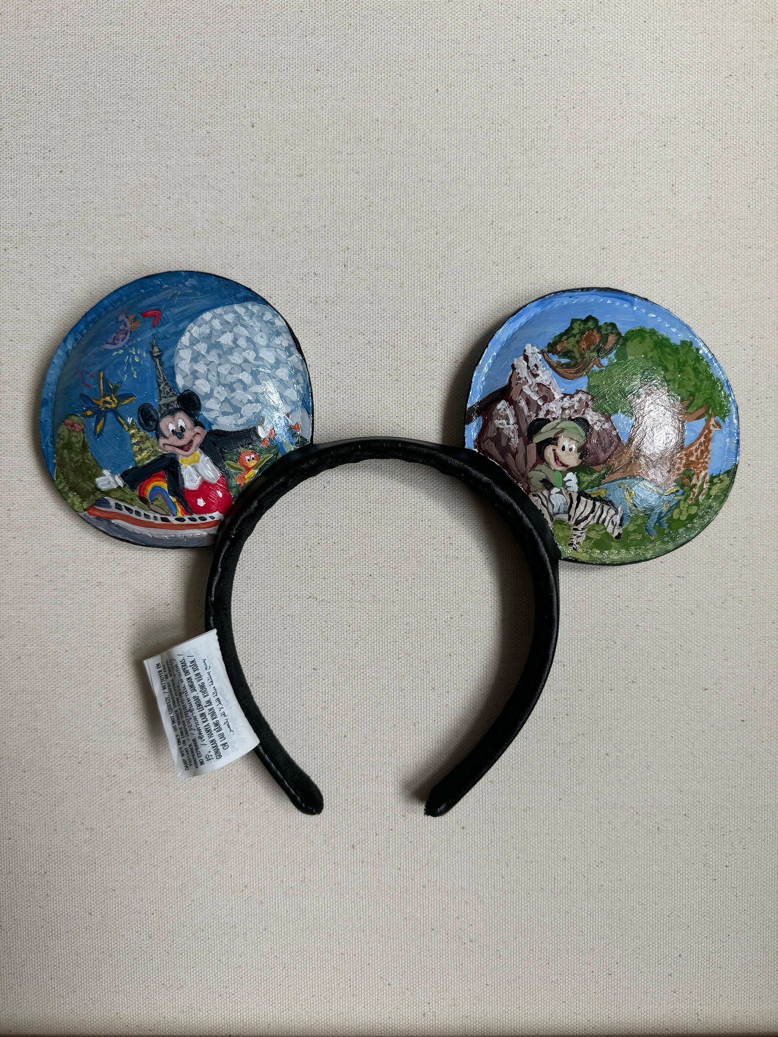 Customized Hand Painted Mickey/minnie Ears Travel Vacation Headband ...