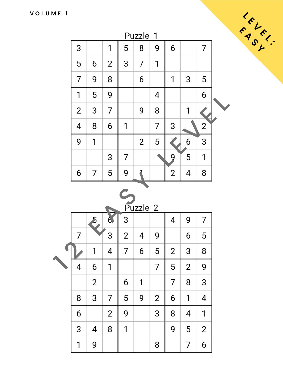 Sudoku Puzzles, Adult Printable Games, Kids Printable Games, Family ...