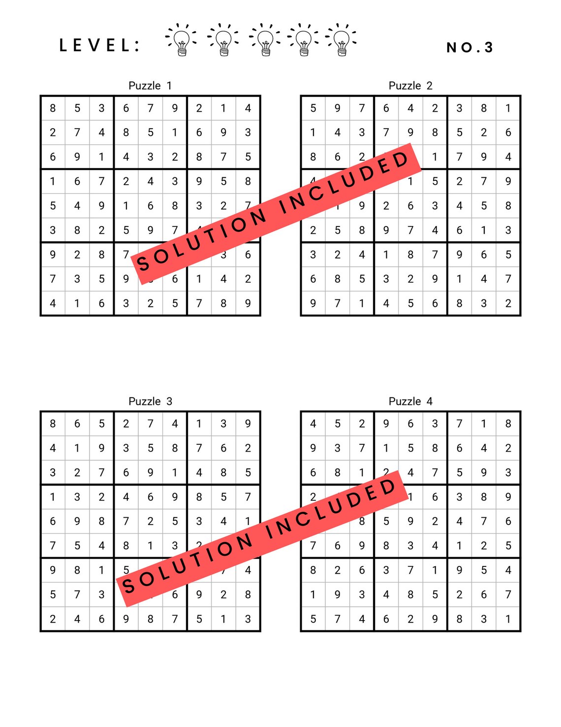 Sudoku Puzzles Hard Level, Adult Printable Games, Family Games, Sudoku ...