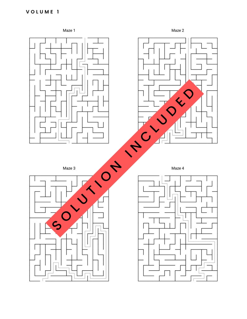 Mazes Puzzles, Adult Printable Games, Teens Printable Games, Kids Games ...