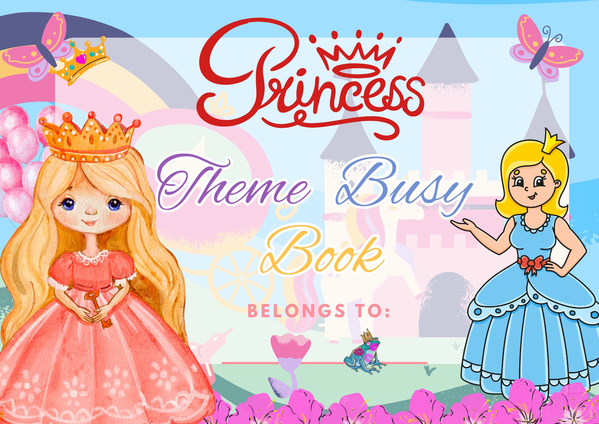 Princess Theme, Busy Book Printable, Preschool Activities, Homeschool ...