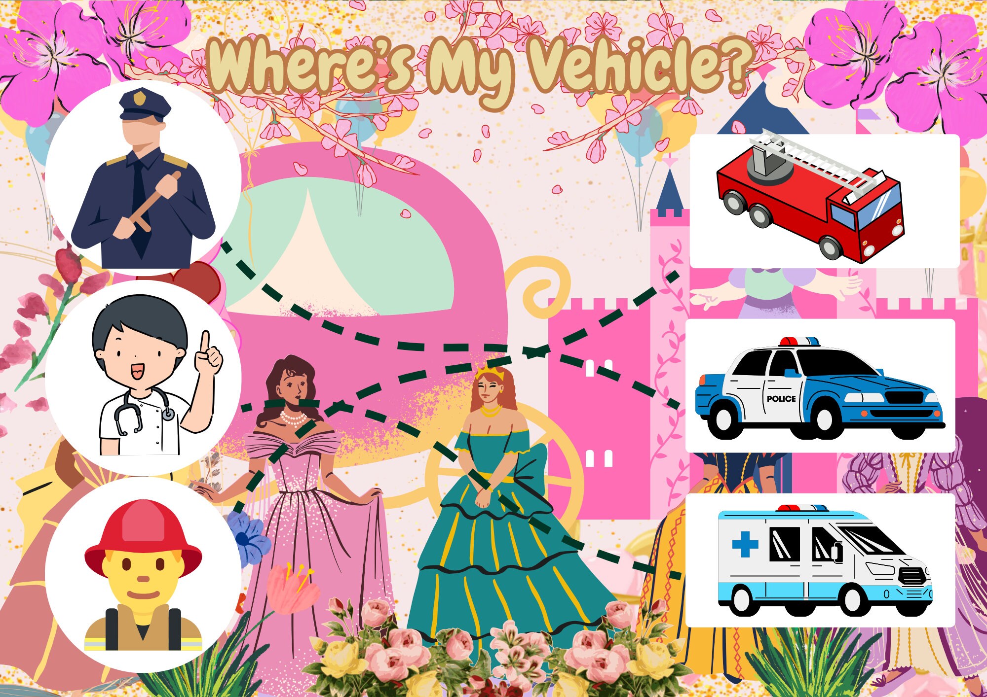 Princess Theme Busy Book Printable, Homeschool Activity (digital ...