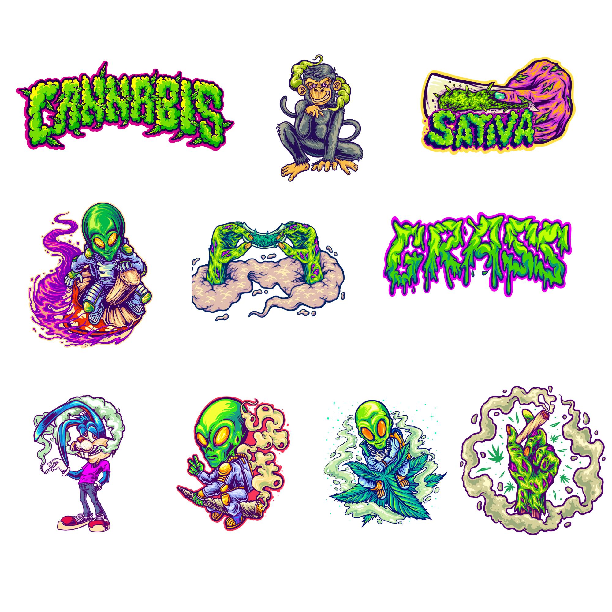 80 Trippy Psychedelic PNG ,SVG Bundle | Graphic Digital Download ...