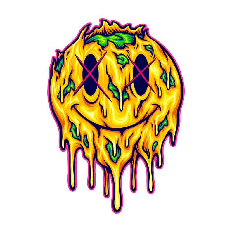 80 Trippy Psychedelic PNG ,SVG Bundle | Graphic Digital Download ...