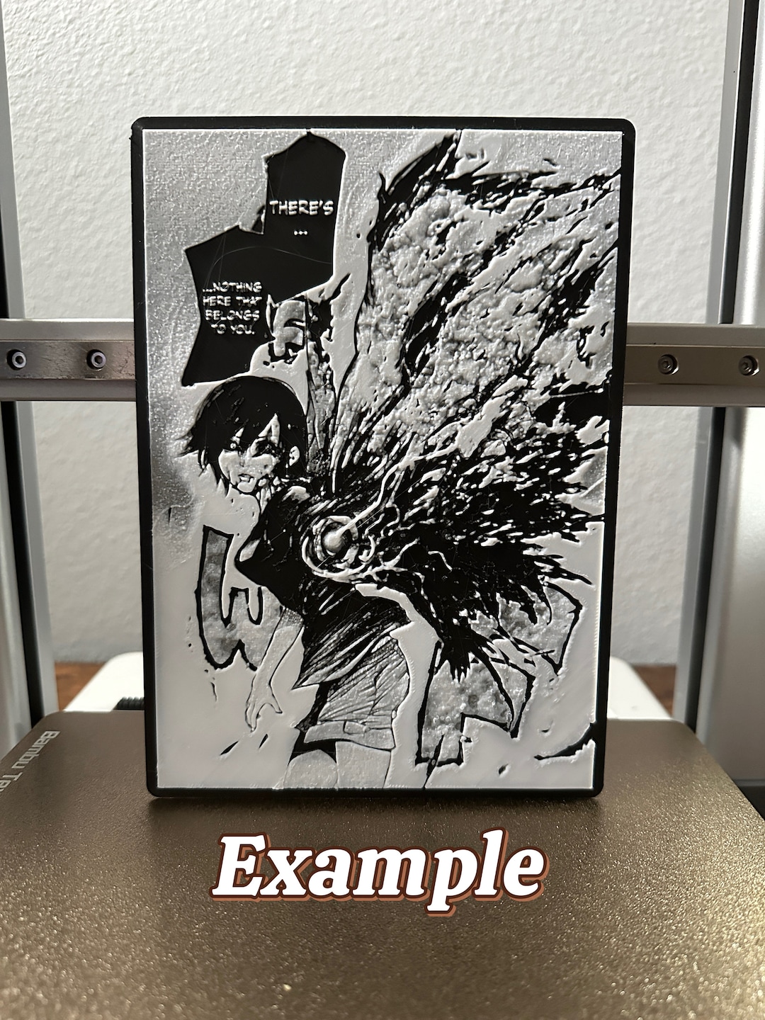 Custom 3d Printed Manga Panel - Etsy