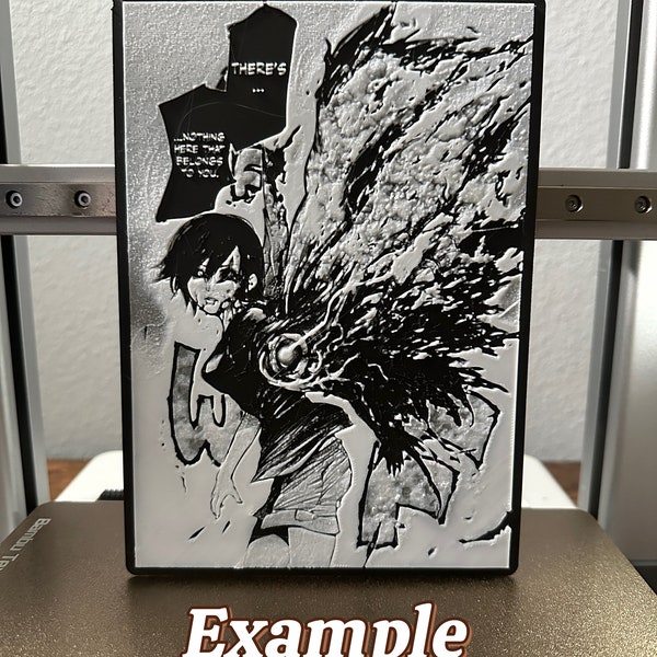 Manga Panels 3d Printed - Etsy