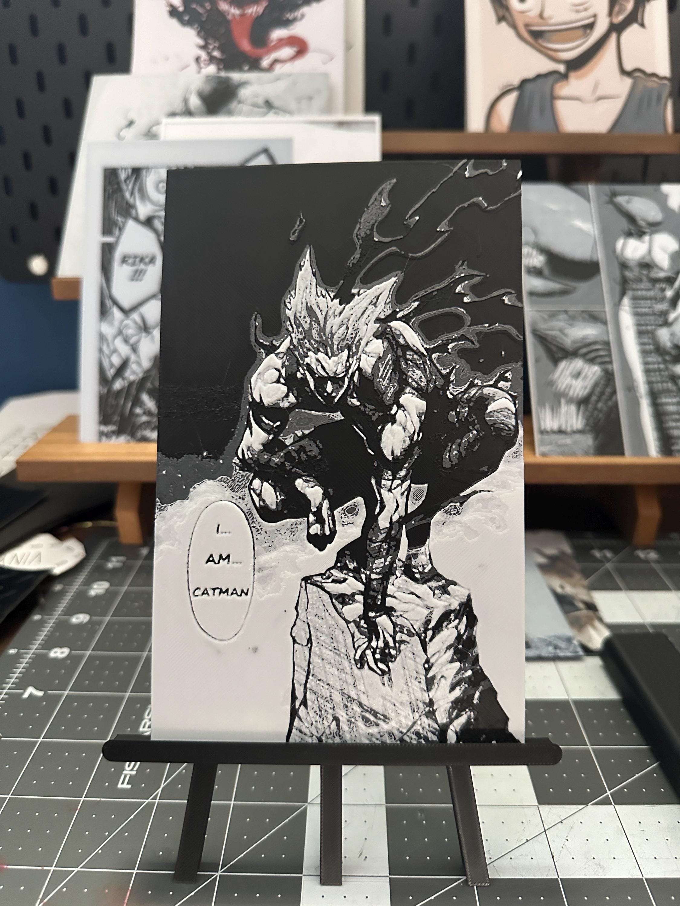 Custom 3d Printed Manga Panel - Etsy