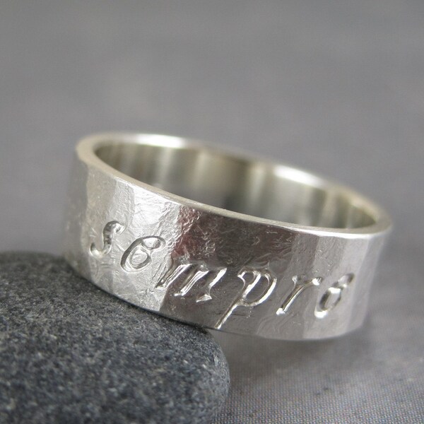 Word Ring - Etsy
