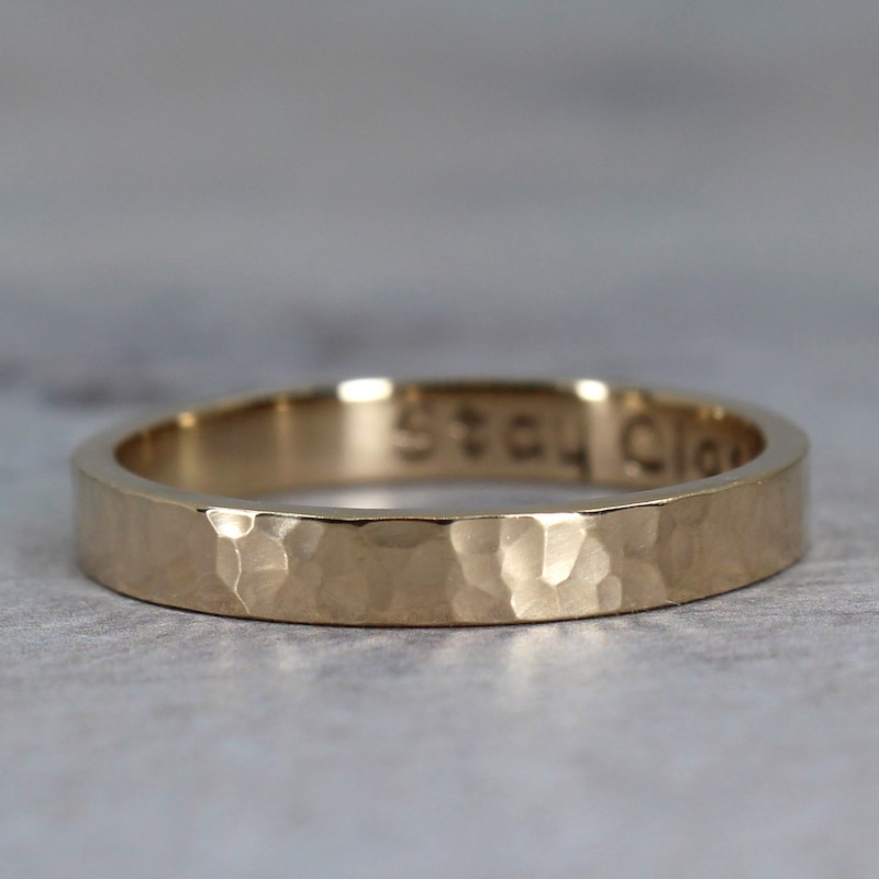 Engraved Wedding Band - Etsy