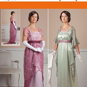 Simplicity 1517-regency Gown/dress-pride N Prejudice Gown Size 6-12 Out ...