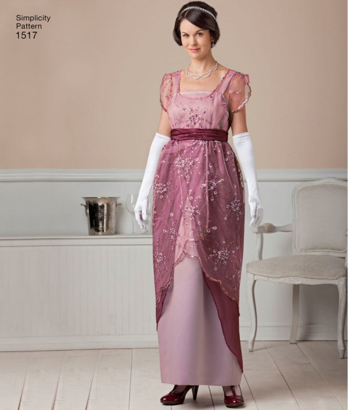 Simplicity 1517-regency Gown/dress-pride N Prejudice Gown - Etsy