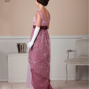 Simplicity 1517-regency Gown/dress-pride N Prejudice Gown Size 6-12 Out ...