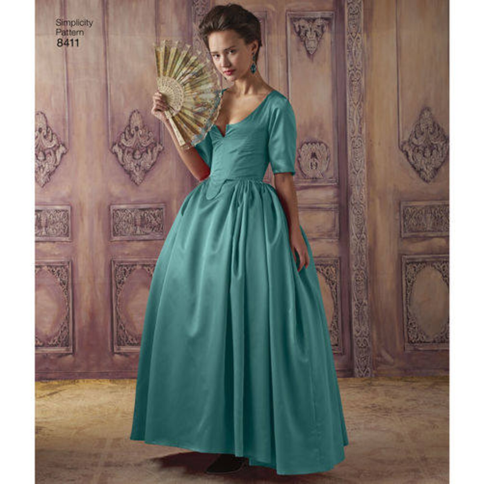 Simplicity Sewing Pattern 8411 1800's Gown Dress-costume | Etsy