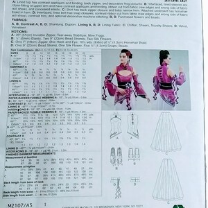 Mccall's Cosplay Pattern 2107- She Cut Anime Martial Arts Fantasy ...