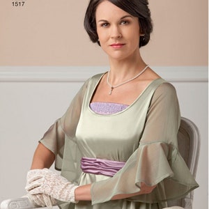 Simplicity 1517-regency Gown/dress-pride N Prejudice Gown Size 6-12 Out ...
