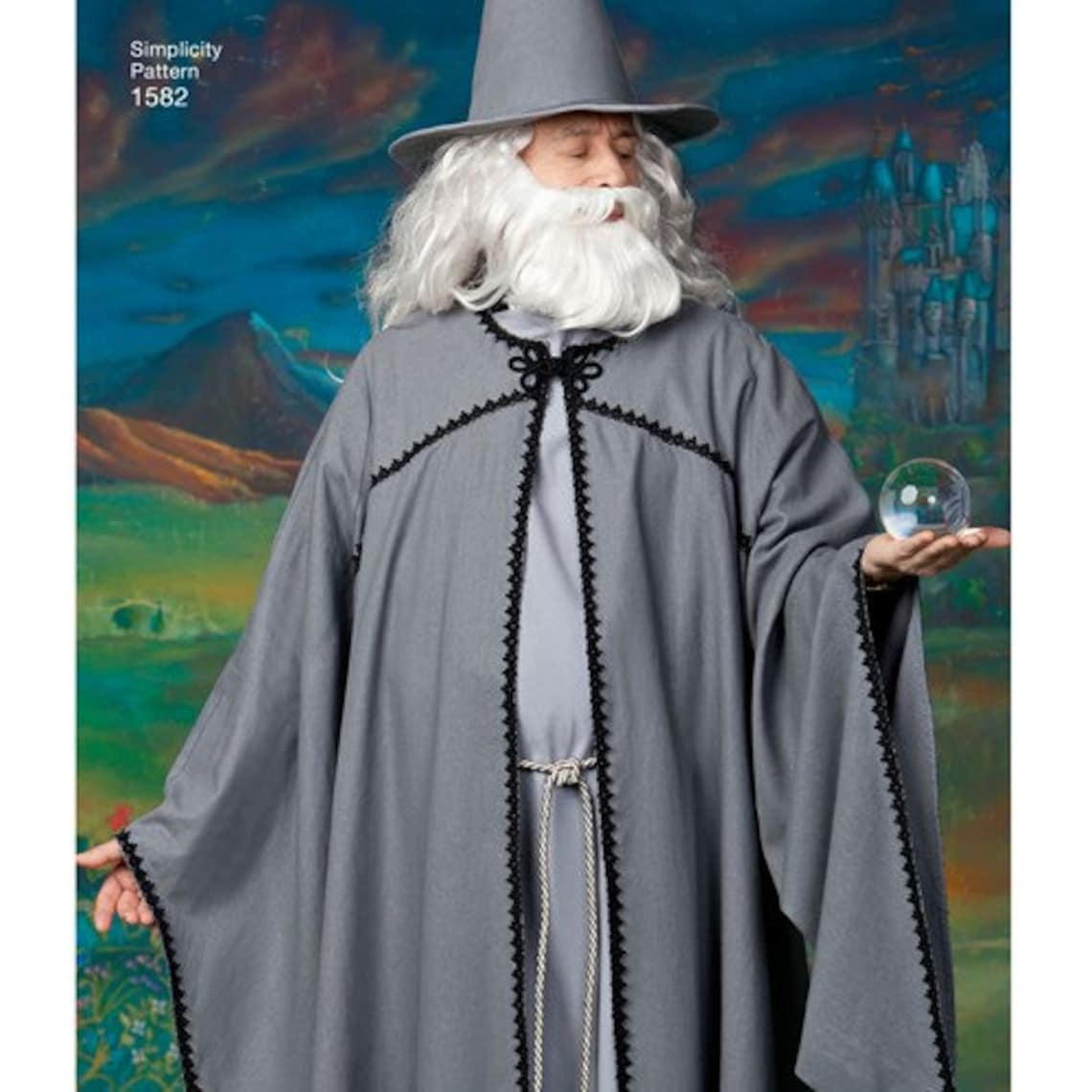 Simplicity 1582-Gandalf Cloak Misses Cape Ren Faire | Etsy