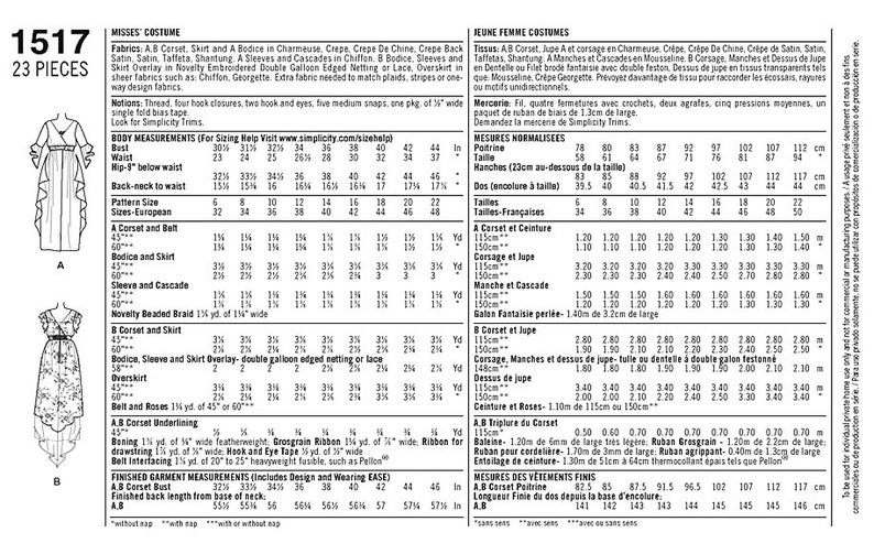 Simplicity 1517-regency Gown/dress-pride N Prejudice Gown - Etsy