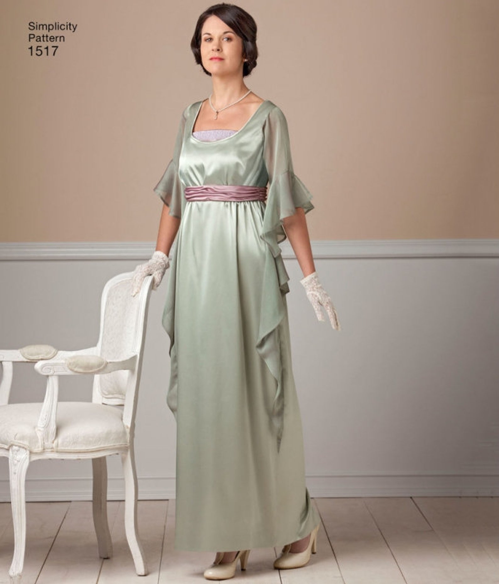 Simplicity 1517-regency Gown/dress-pride N Prejudice Gown - Etsy