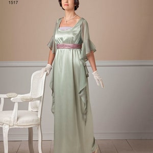 Simplicity 1517-regency Gown/dress-pride N Prejudice Gown Size 6-12 Out ...