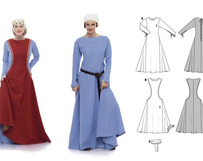 Diy Sewing Pattern-burda 7977-lord of the Rings, Maid Marian Costume ...