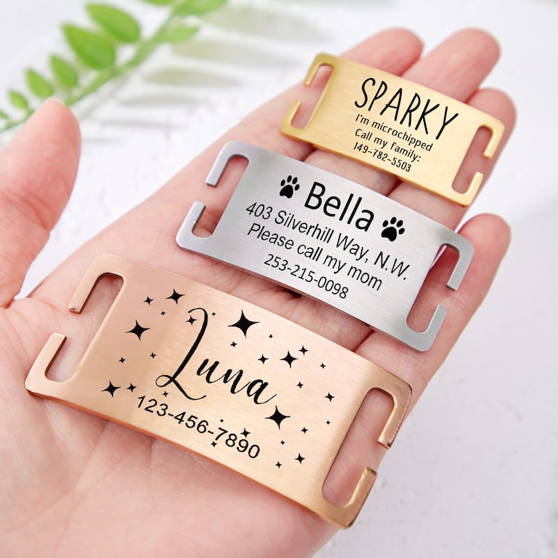 Dog Collar Tags - Etsy