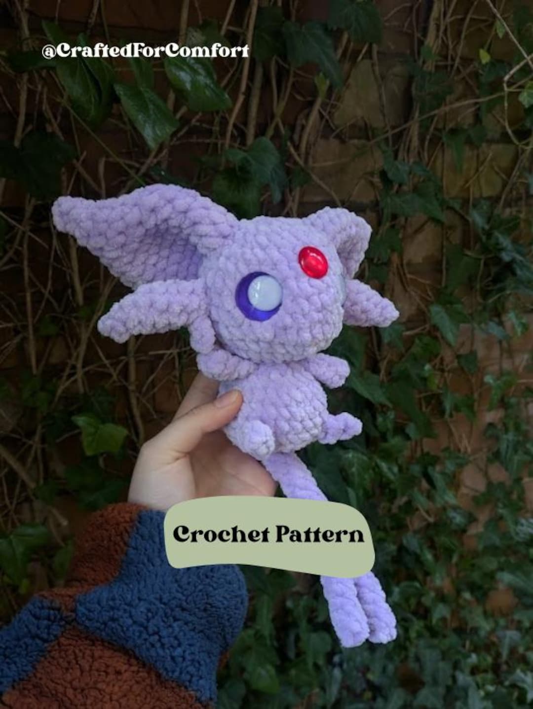 Psychic Fox - Low-sew Anime Amigurumi Crochet Digital Pattern - How to ...