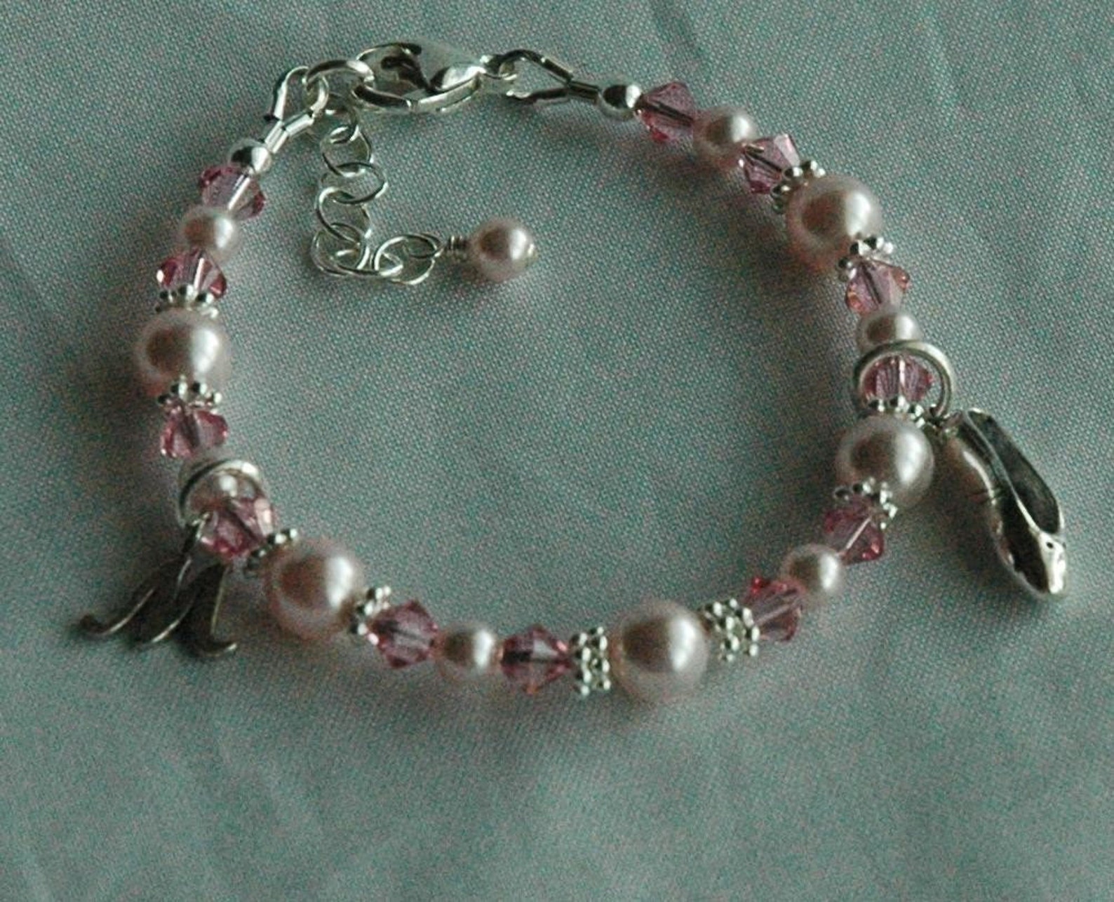 Princess Purple Children Bracelet, Flower Girl Bracelet, Junior ...