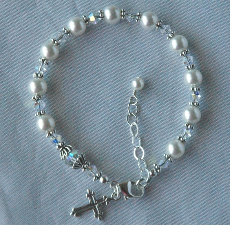 First Holy Communion Rosary Bracelet Confirmation Rosary - Etsy