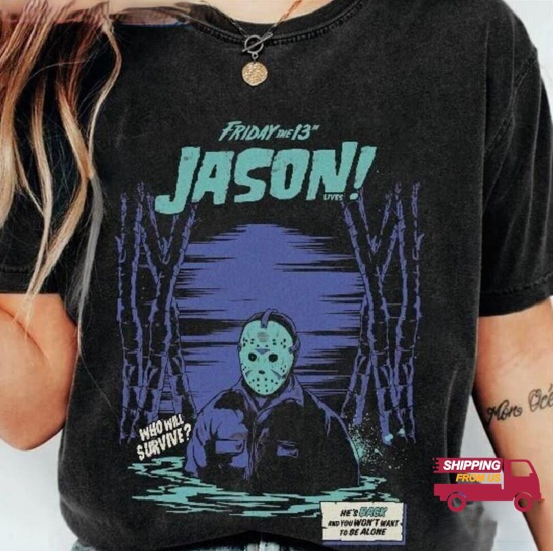 Halloween Jason Shirt Friday the 13th Shirt, Jason Voorhees Shirt ...