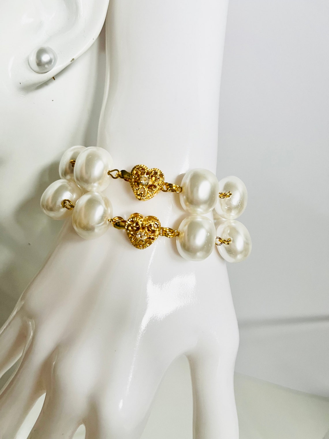 Grace Kelly Stackable Pearl Bracelets - Etsy