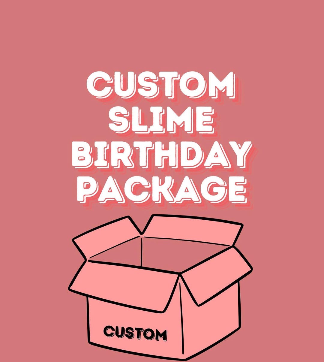 Custom Slime Birthday Package! Customize 10 Super Fun, Amazing ...