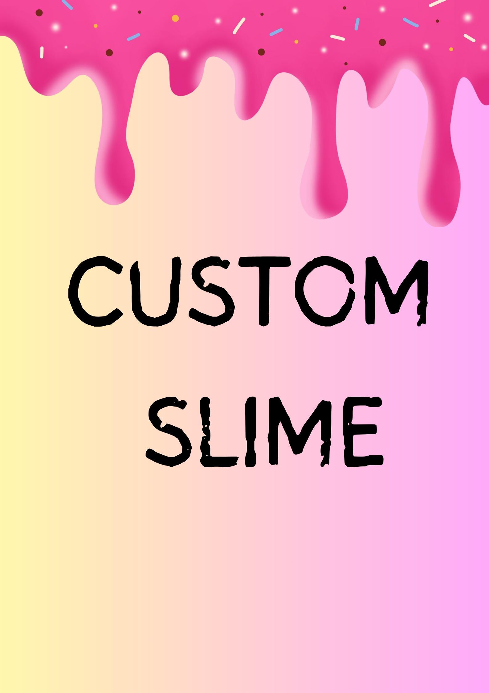 Custom Slime: Choose Your Slimes Texture, Color, and More 4 Oz - Etsy