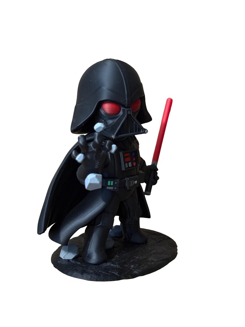 Darth Lord Figure – Chibi Sith With Red Lightsaber | Star Battle ...