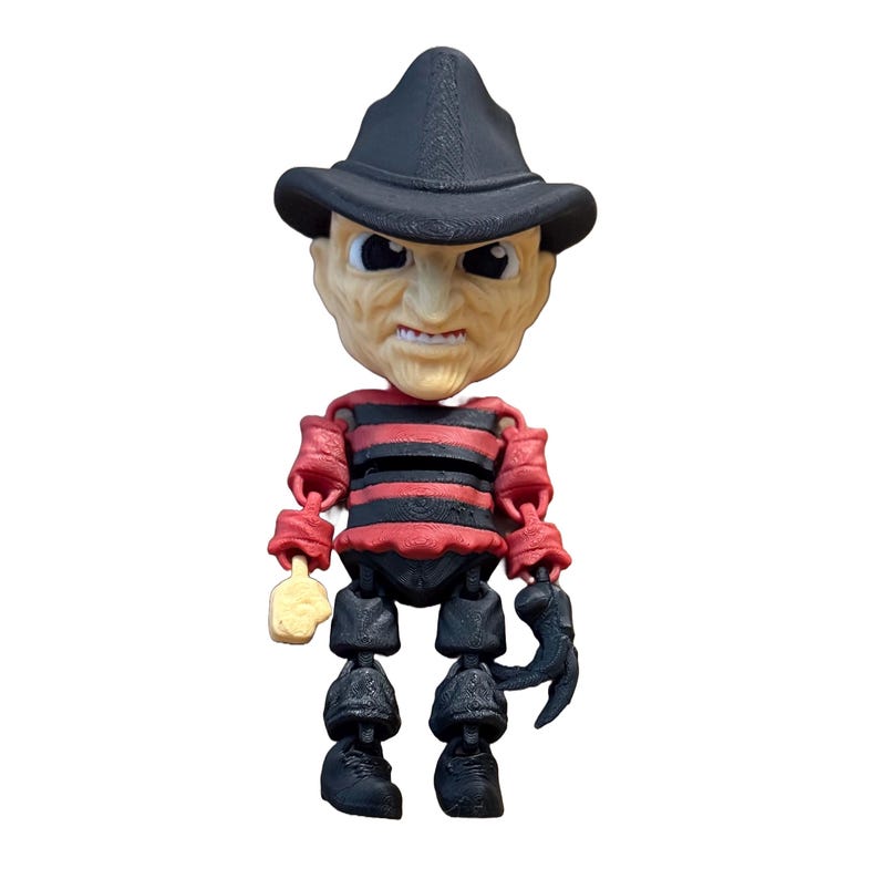 Freddy Krueger Figure - Iconic Horror Villain - Etsy