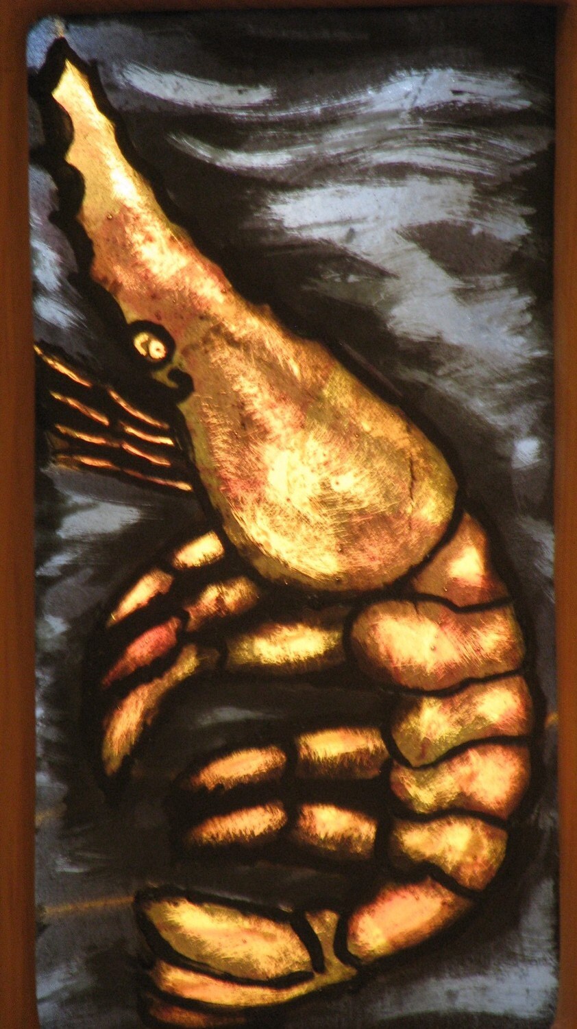 Sedna, Fused and Stained Glass Free Standing Panel - Etsy