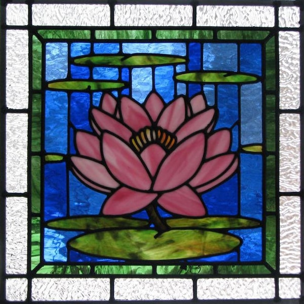 Stained Glass Window Panel - Etsy