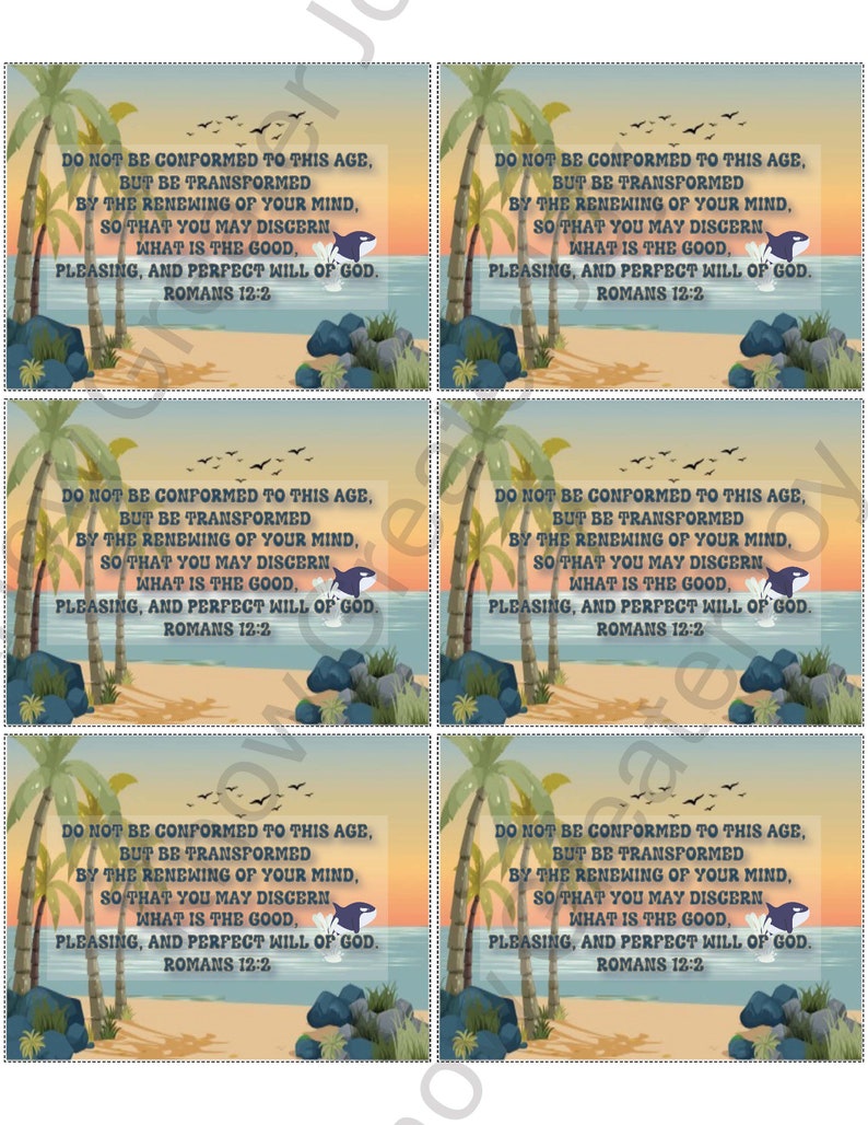 Breaker Rock Beach VBS CSB Bible Verses - Etsy